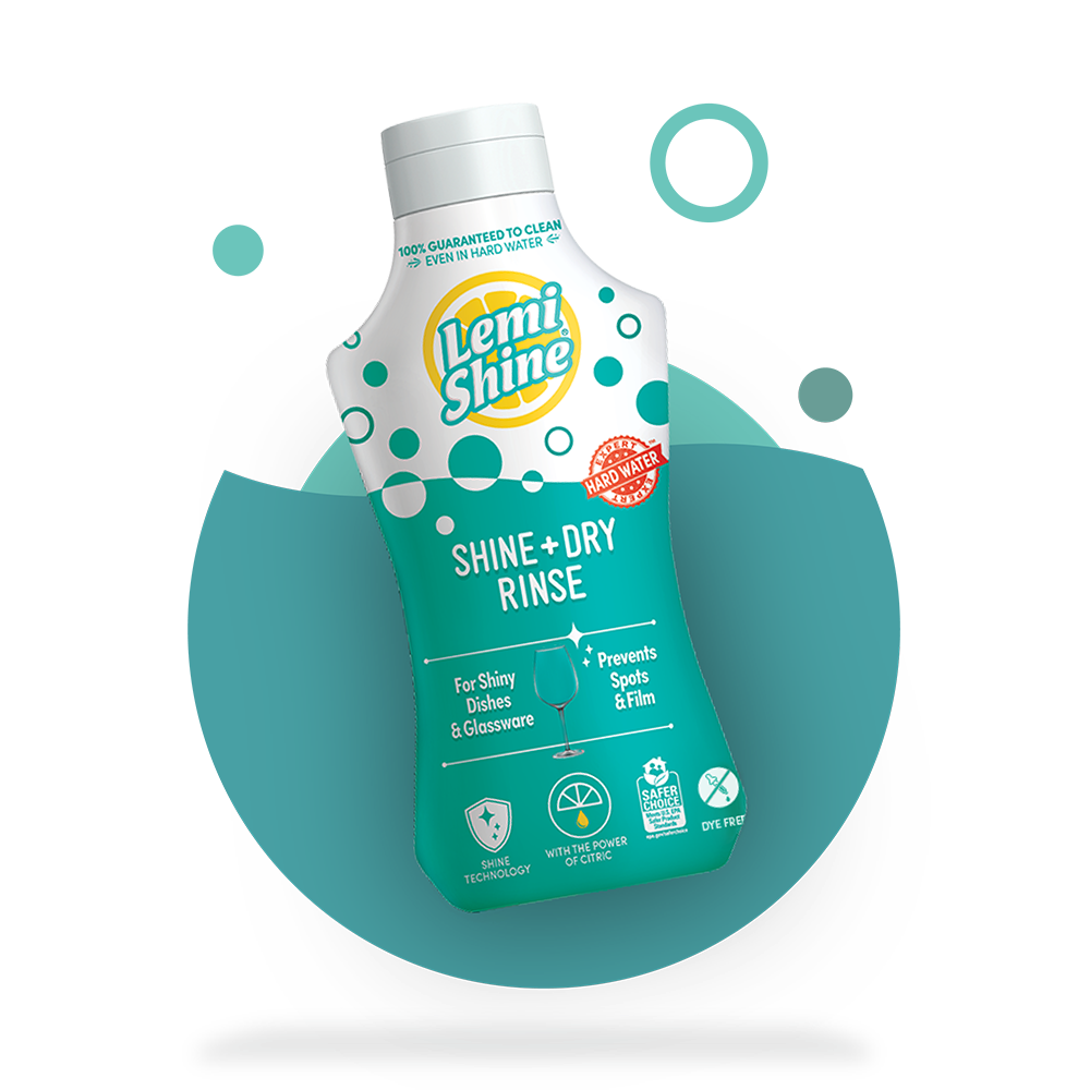 Shine + Rinse Aid | Remove Hard Water Spots | Lemi S...