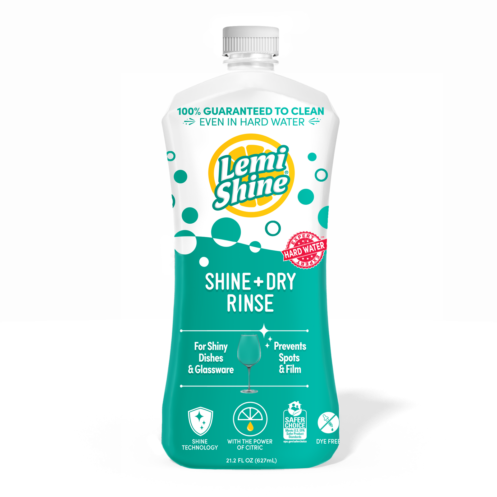 Shine + Rinse Aid | Remove Hard Water Spots | Lemi S...