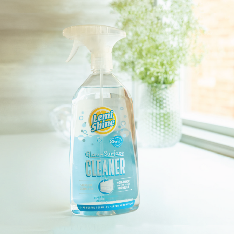 Glass + Surface Cleaner | Powerful Citric Acid | Lemi Shine®